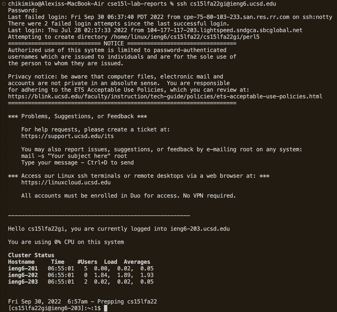Week 1 Lab Report | cse15l-lab-reports